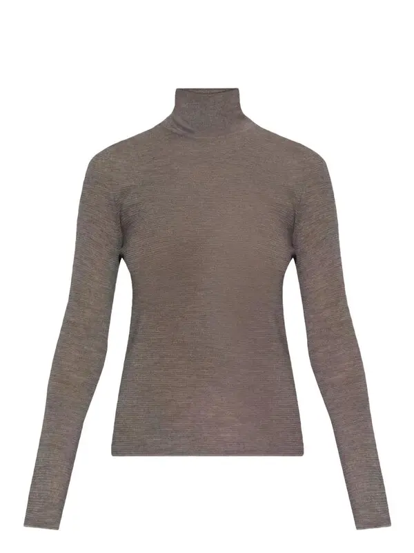 LISA YANG Carolyn Turtleneck Top - Neutrals