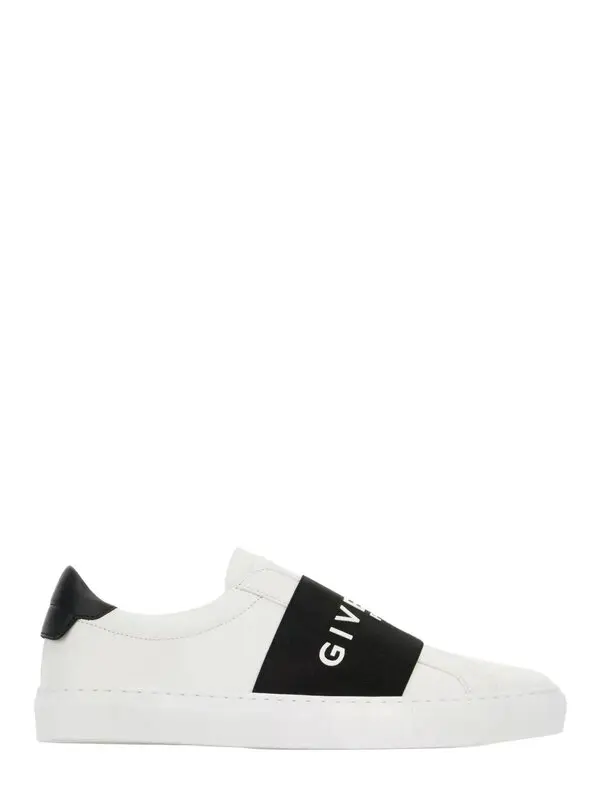 Givenchy Strap-detail Leather Sneakers - White
