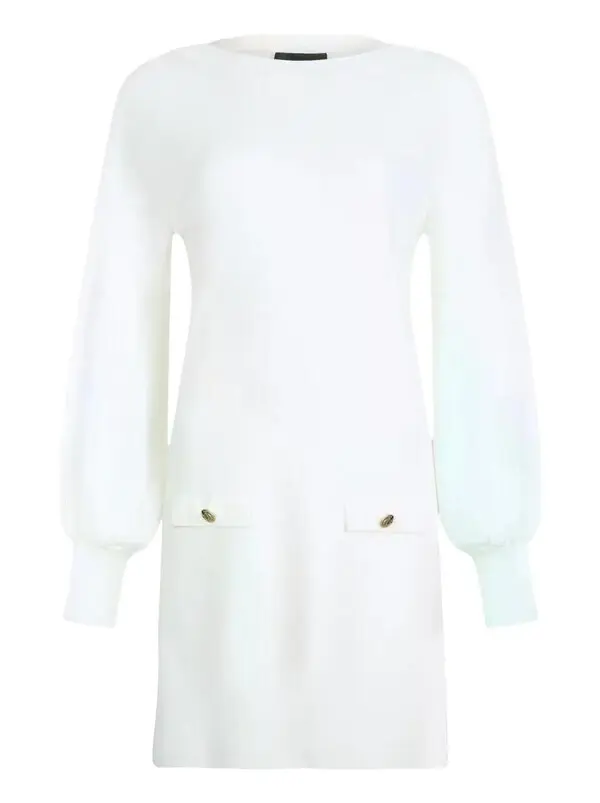 Liu Jo Puff-sleeve Mini Dress - White