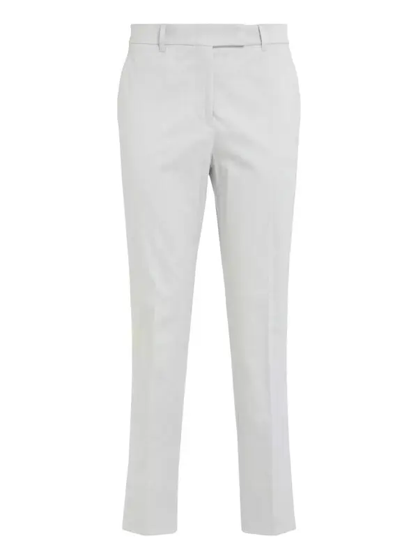 Incotex Flat-front Trousers - Grey