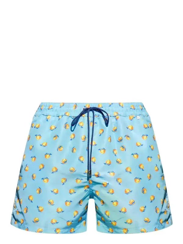 Paul Smith Printed Swim Shorts - Blue