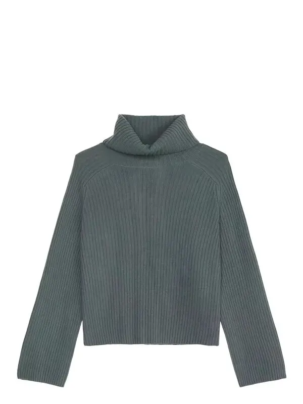 Marc O'polo Ribbed Turtleneck Sweater - Green