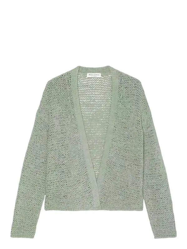Marc O'polo Open-knit Cardigan - Green