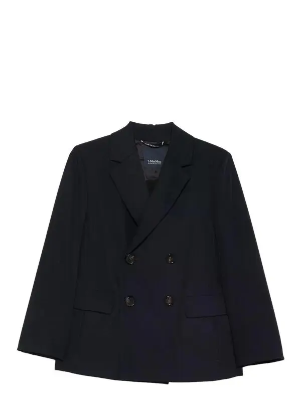 Max Mara Double-breasted Blazer - Blue