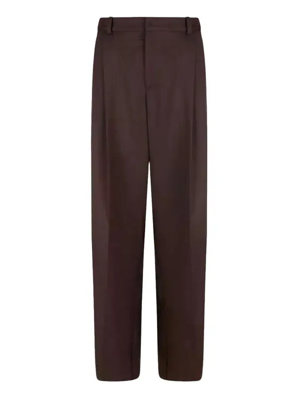 Elisabetta Franchi Pleated-pocket Trousers - Brown