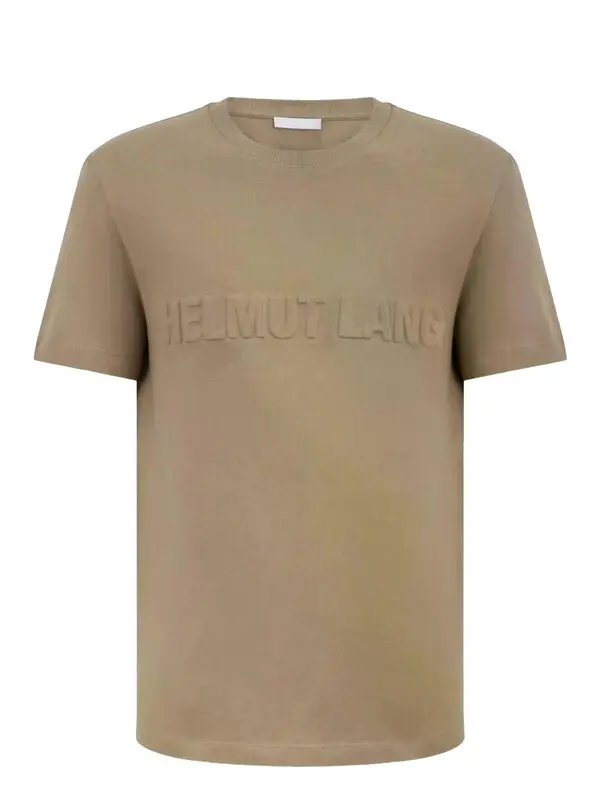 Helmut Lang Logo-embossed T-shirt - Brown