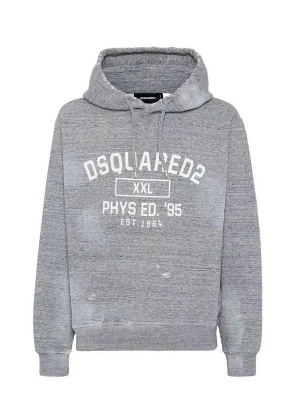 Dsquared2 Logo-print Hoodie - Grey