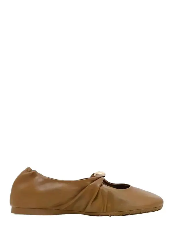 Loewe Pebble Soft Ballet Flats - Brown