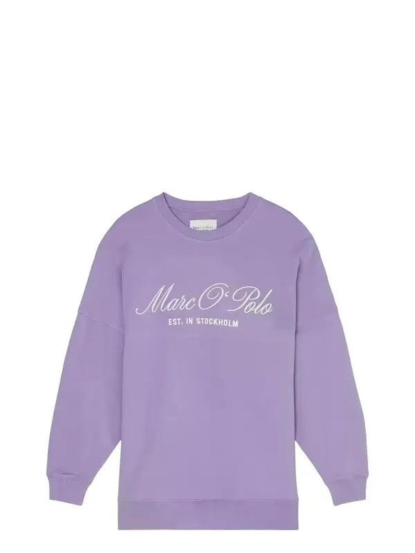 Marc O'polo Logo-embroidered Sweatshirt - Purple