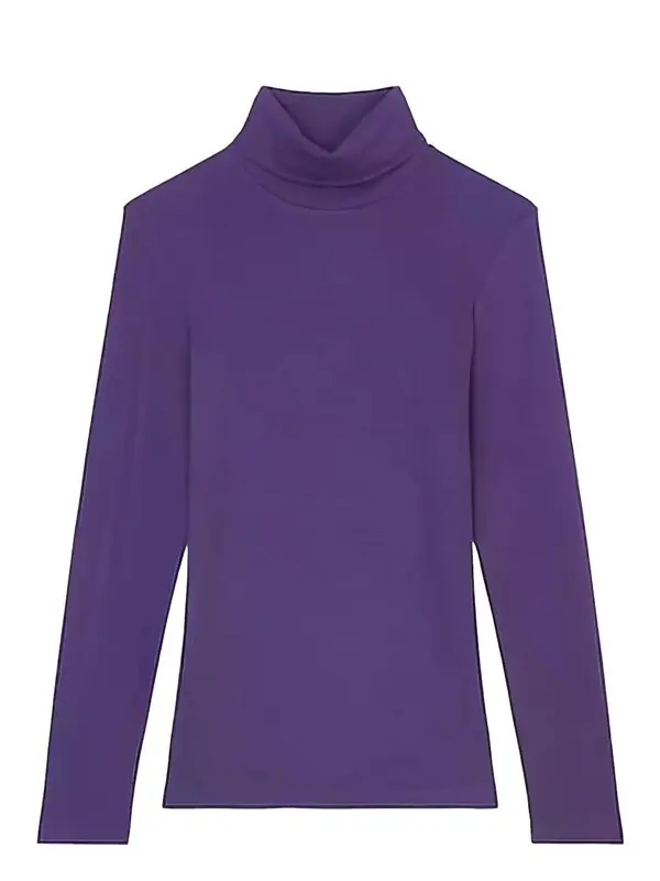 Marc O'polo Turtleneck Long-sleeves Top - Purple