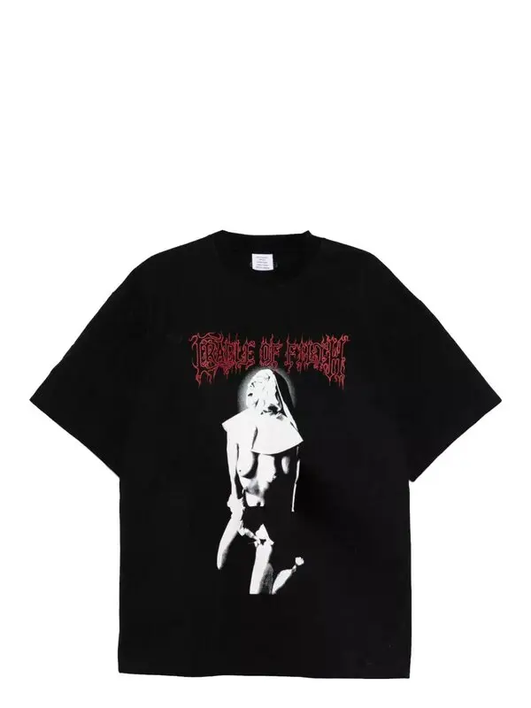 Vetements Photography Print T-shirt - Black