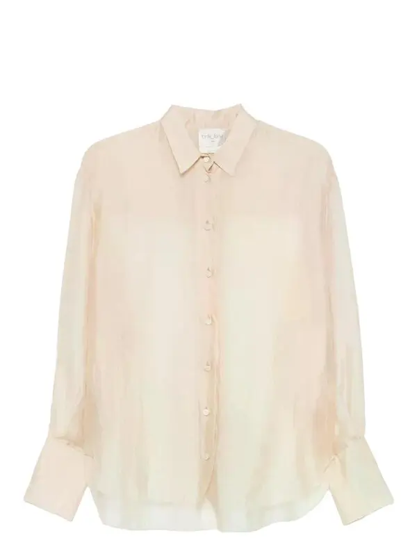 FORTE_FORTE Sheer Shirt - Neutrals