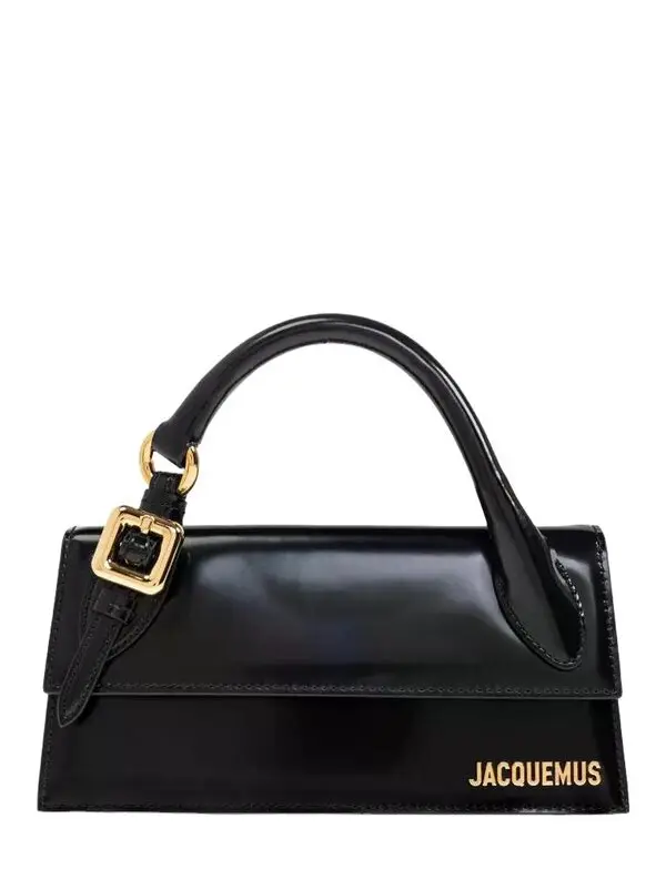 Jacquemus The Elongated Chiquito Leather Tote - Black
