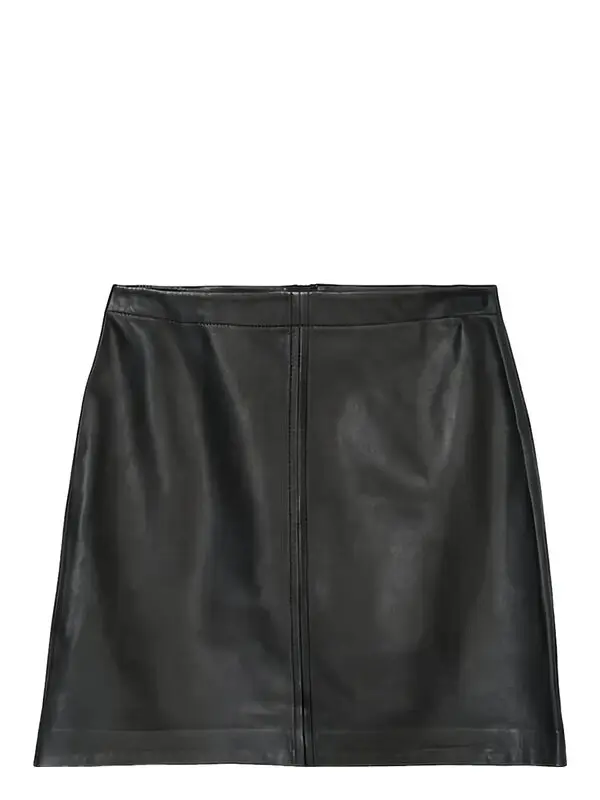Marc O'polo Leather Mini Skirt - Black