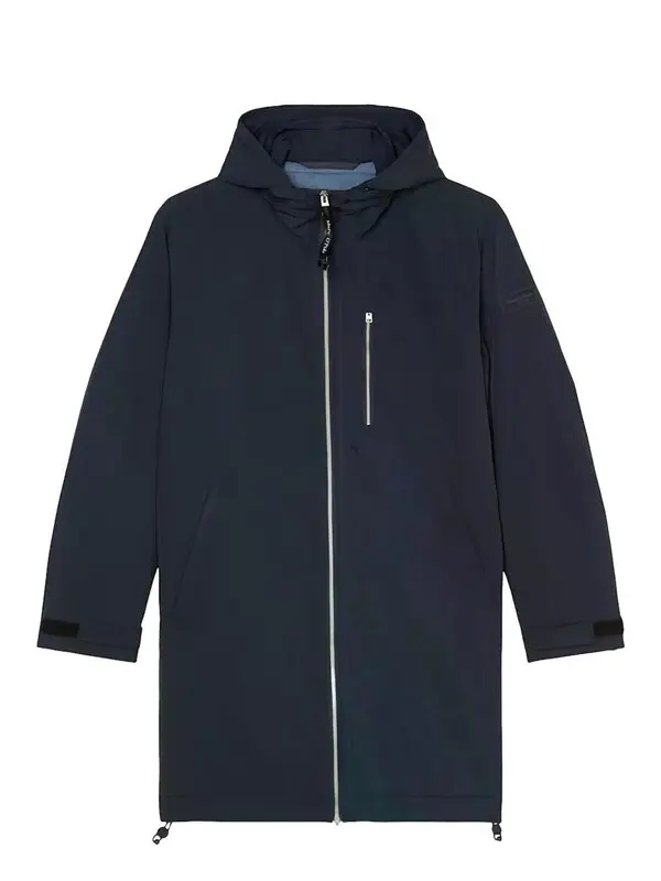 Marc O'polo Hooded Zip-up Parka - Blue