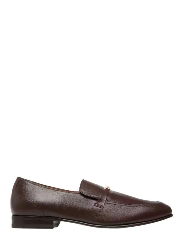 Bally Logo-plaque Loafers - Brown