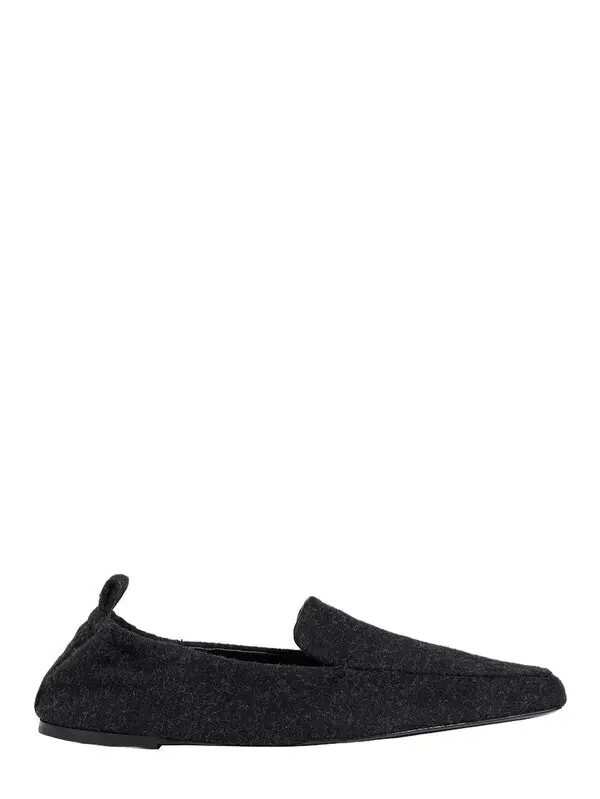 TOTEME Felt Loafers - Charcoal
