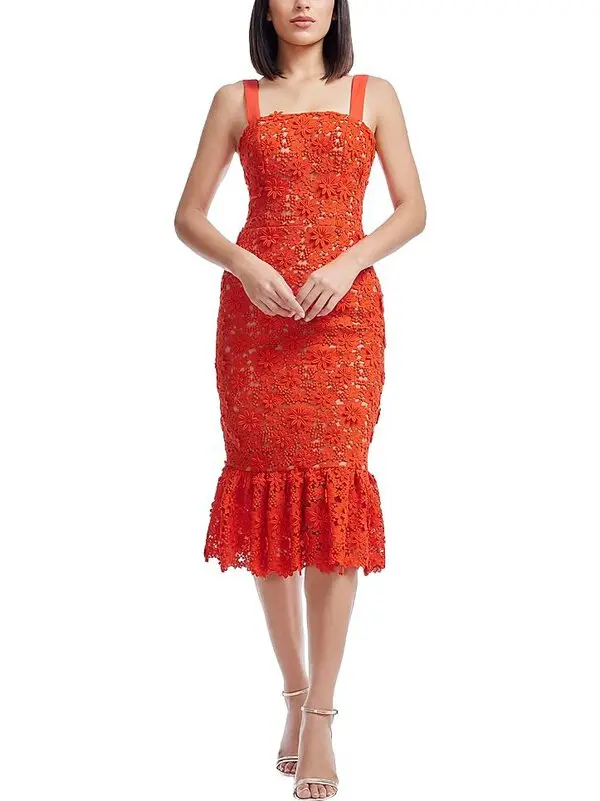 Dress The Population Desiree Lace Dress - Poppy