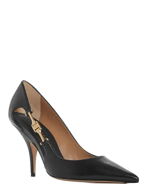 FERRAGAMO Tulip Pointed Pumps - Nero