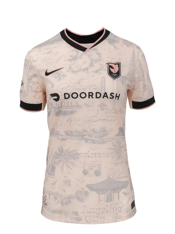 Nike Alyssa Thompson Angel City Fc 2025 Stadium Away Dri-fit Nwsl Replica Jersey - Pink