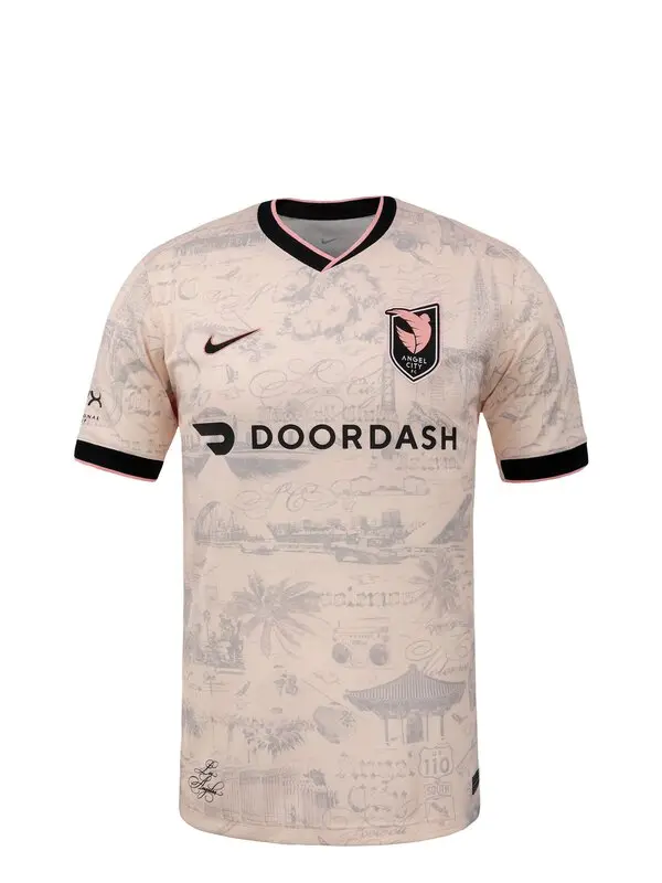 Nike Alyssa Thompson Angel City Fc 2025 Stadium Away Dri-fit Nwsl Replica Jersey - Pink