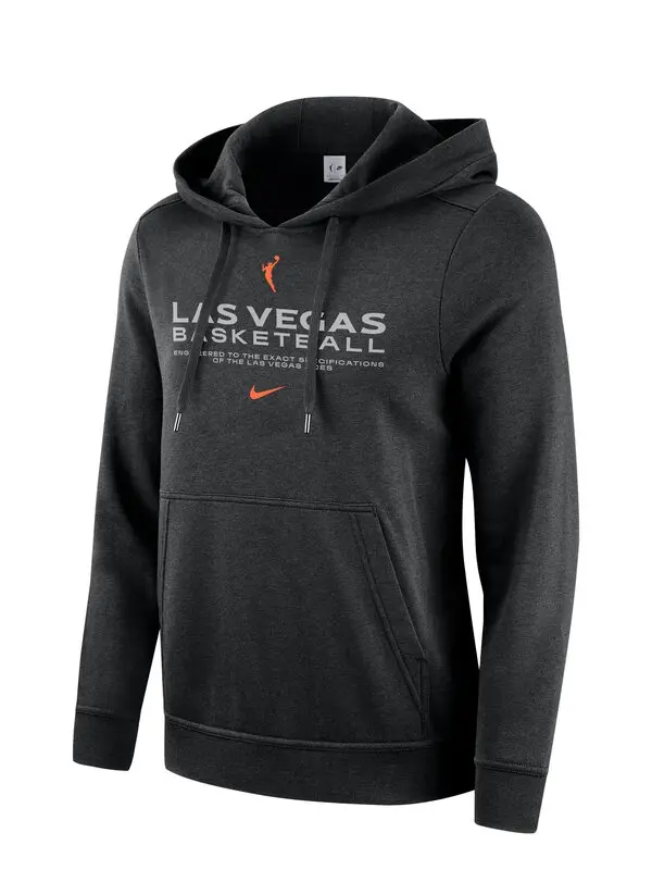 Nike Las Vegas Aces Club Wnba Pullover Hoodie - Black
