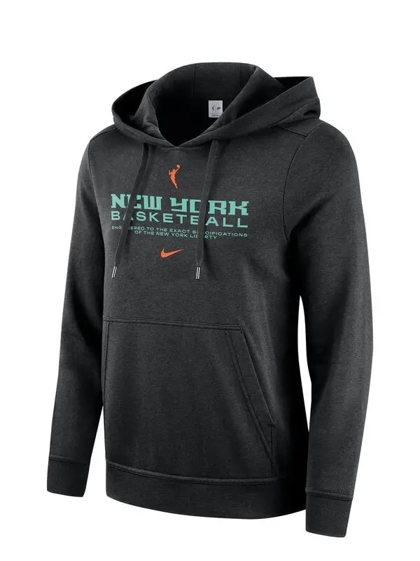 Nike New York Liberty Club Wnba Pullover Hoodie - Black