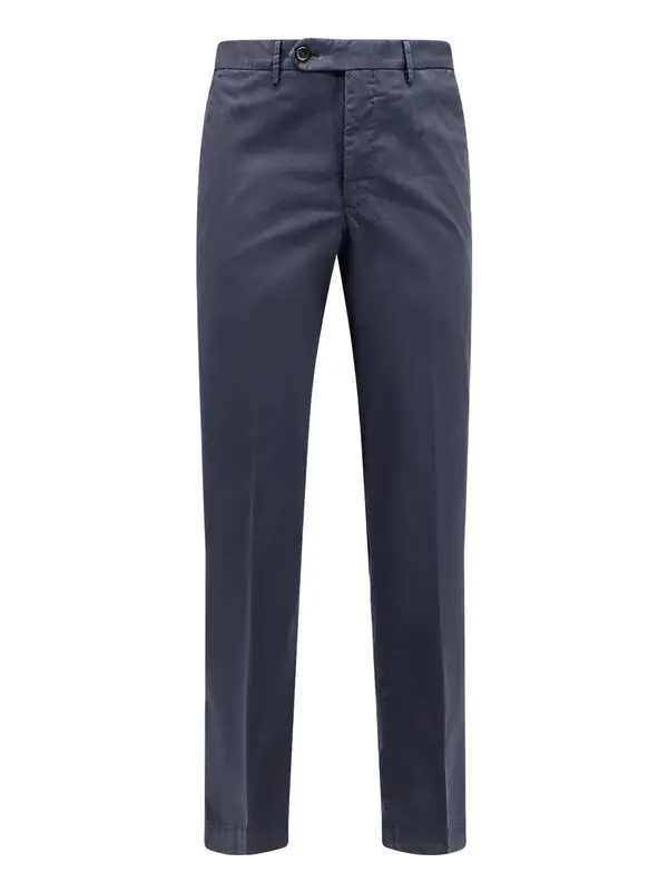 PT TORINO Style Stretch Cotton Master Fit Trousers - Blue