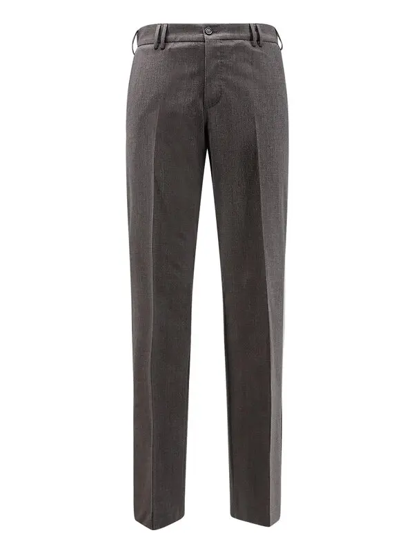 PT TORINO Michael Reworked Stretch Wool Trousers - Grey