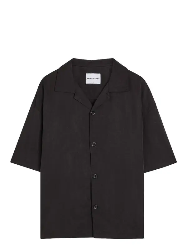 MKI MIYUKI ZOKU Sandwash Woven Shirt - Black