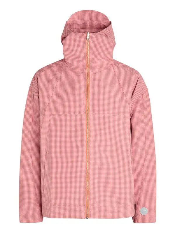PDF CHANNEL Checked Cotton-blend Jacket - Red