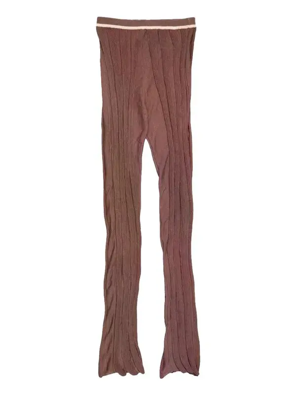 ISA BOULDER Tinypleat Pleated Trousers - Brown