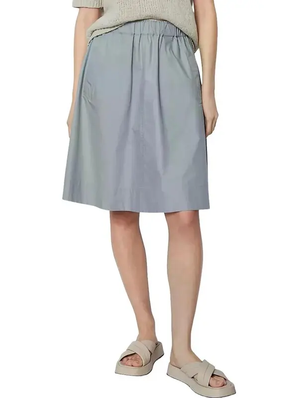 Marc O'polo Elasticated-waistband Mini Skirt - Blue