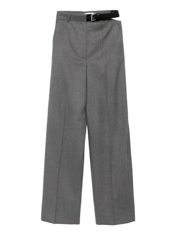 Stella McCartney Belted Trousers - Grey