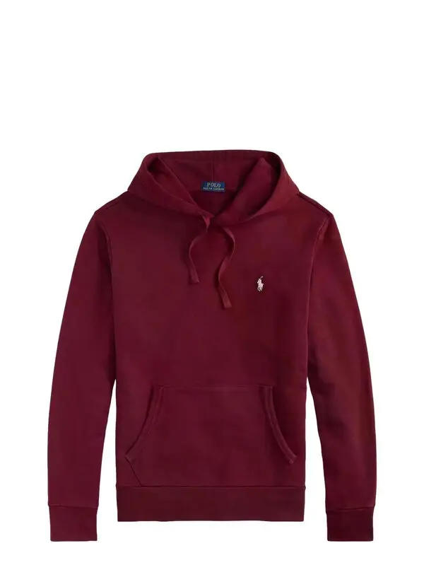 Polo Ralph Lauren Loopback Cotton Hooded Sweatshirt - Red