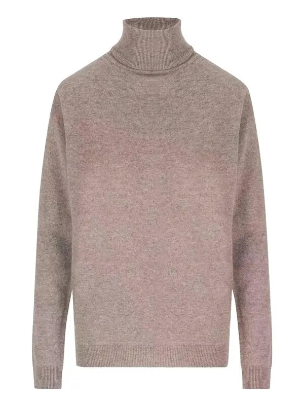 Saint Laurent Turtleneck Cashmere Sweater - Neutrals