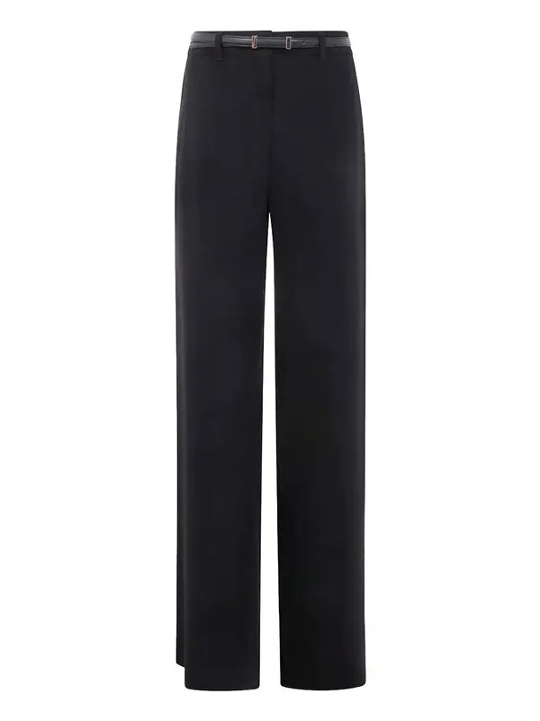 Max Mara Belted Trousers - Black