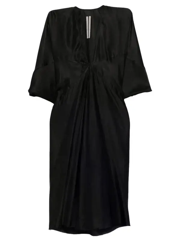 Rick Owens Concordians Kite Midi Dress - Black