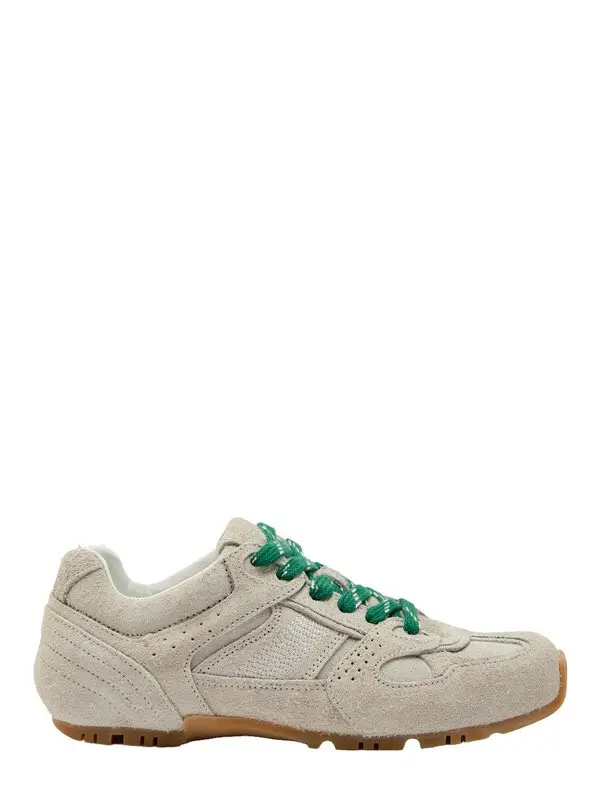 ALOHAS Panelled Brushed Suede Sneakers - Grey