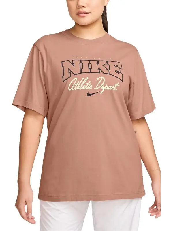 Nike Athletic Department Graphic T-shirt - Rose Gold
