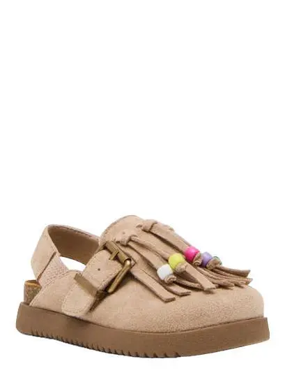 Steve Madden Kiltie Clogs - Taupe