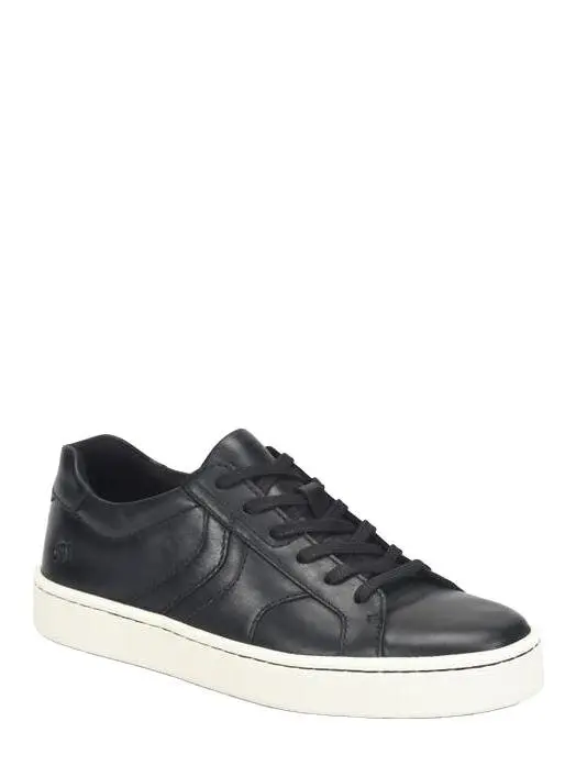BØRN Beck Tie Low Top Sneaker - Black F/g W/white Btm