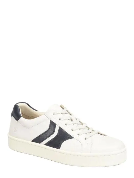 BØRN Beck Tie Low Top Sneaker - White Leather Combo