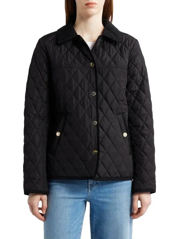 Michael Kors Short Quilted Jacket - Black