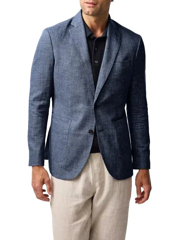 Rodd & Gunn Greerton Linen & Cotton Sport Coat - Indigo