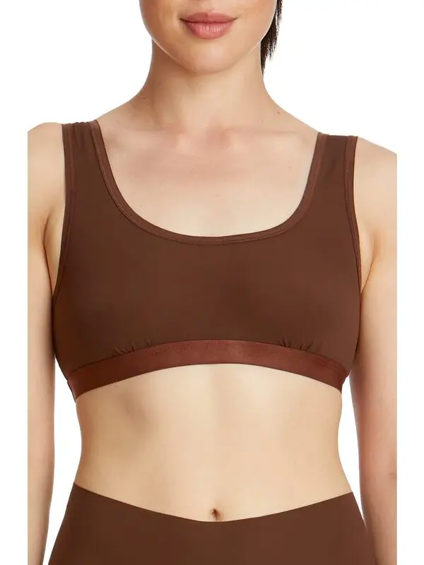 Hanky Panky Breathesoft® Scoop Neck Bralette - Mahogany
