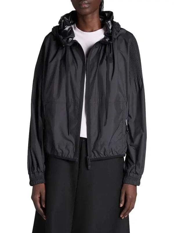 Moncler Auxonne Pleated Windbreaker - Black