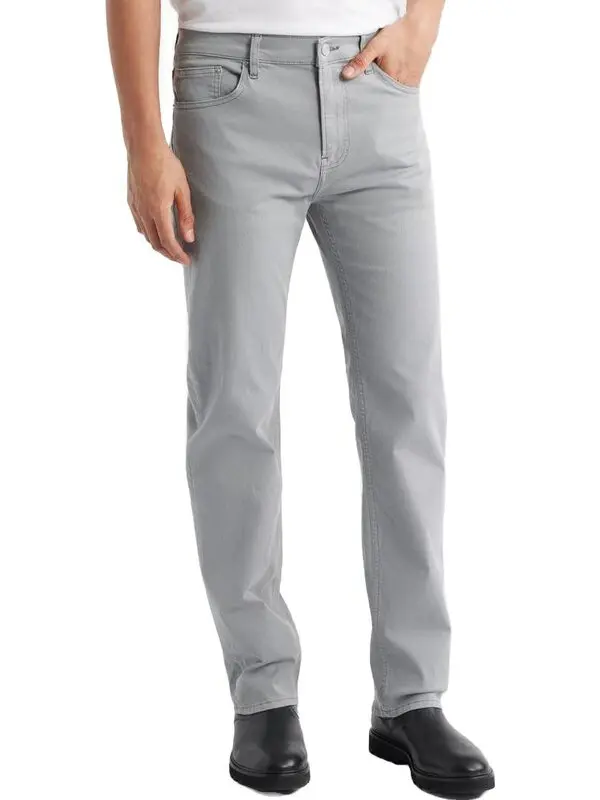 FRAME Modern Straight-leg Twill Pants - Grey