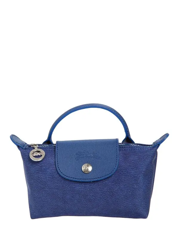 Longchamp Le Pliage Cosmetics Case - Denim
