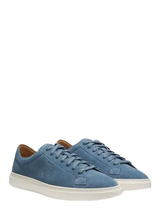 BOSS Kieran Low Top Sneaker - Blue Suede